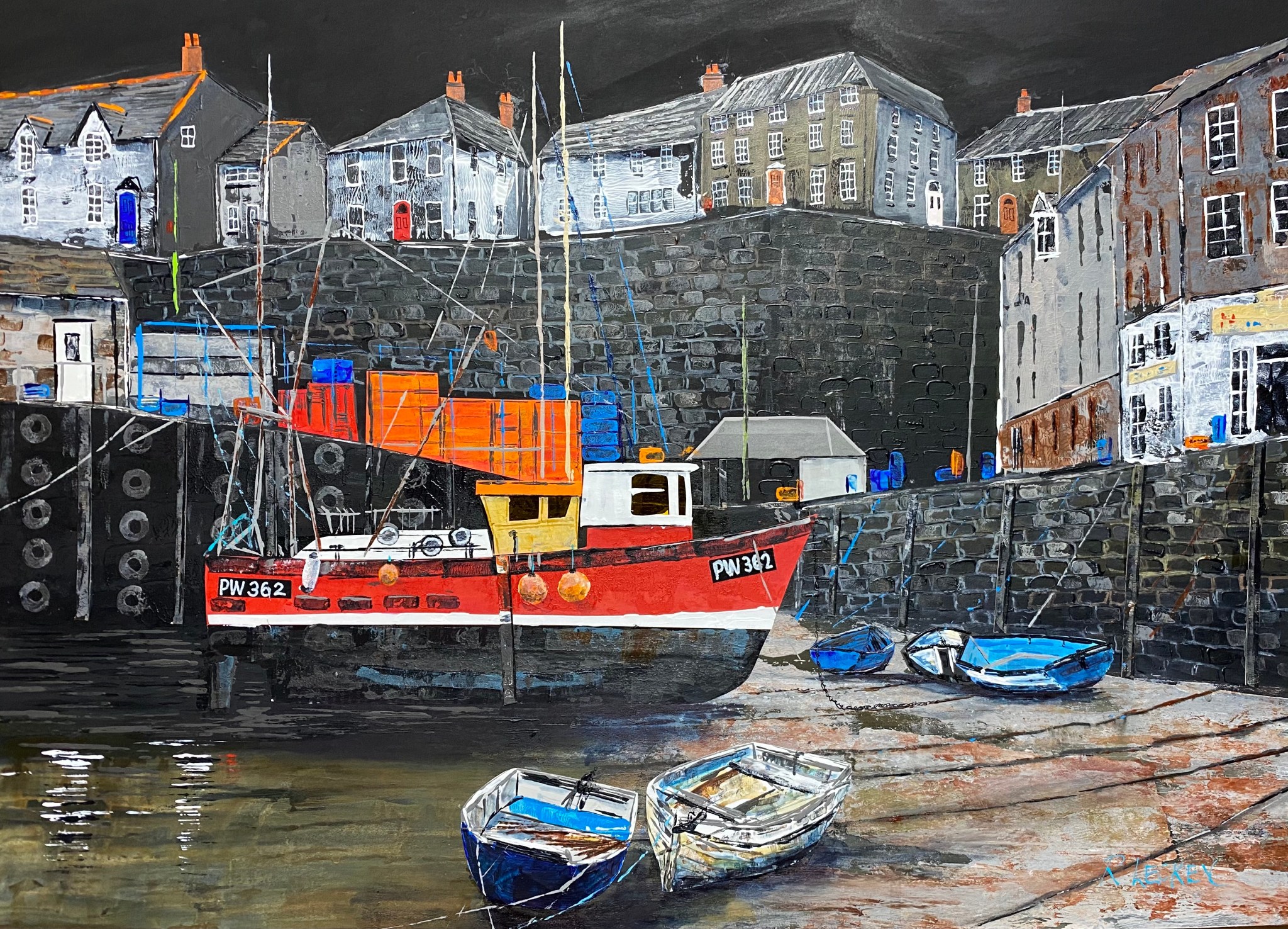 Rob Leckey ART – paintings in acrylic, collage and mixed media